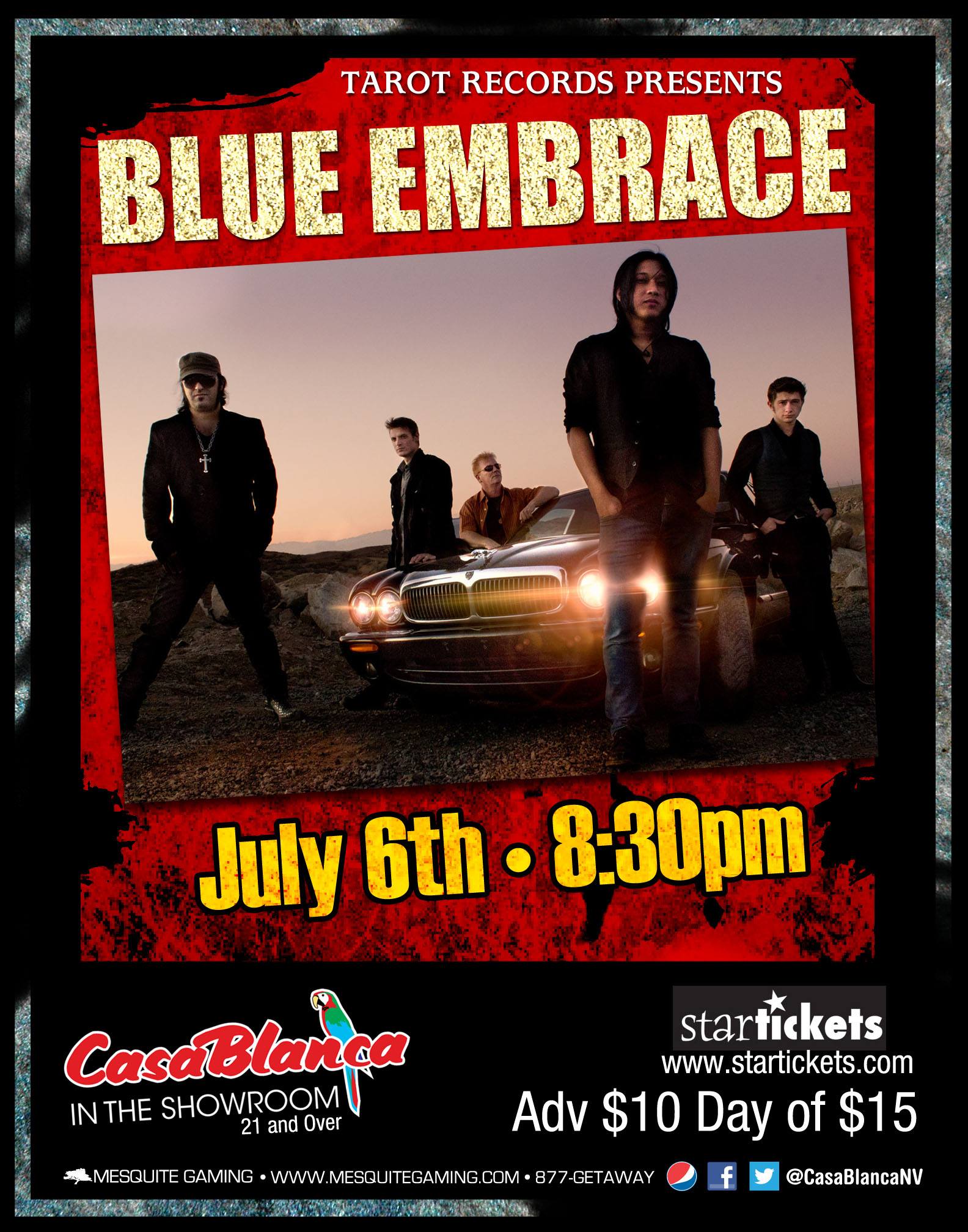 Now Available!, Blue Embrace Live at The Sunset Strip Music Festival ...